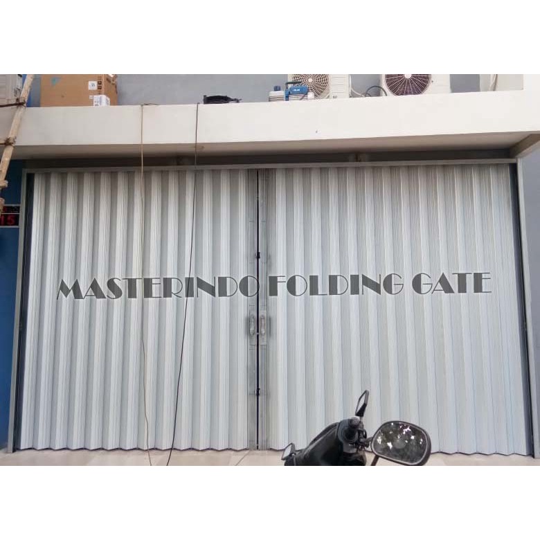 Jual folding gate, rolling door, harmonika, kusen alumunium, kaca (PRE ...