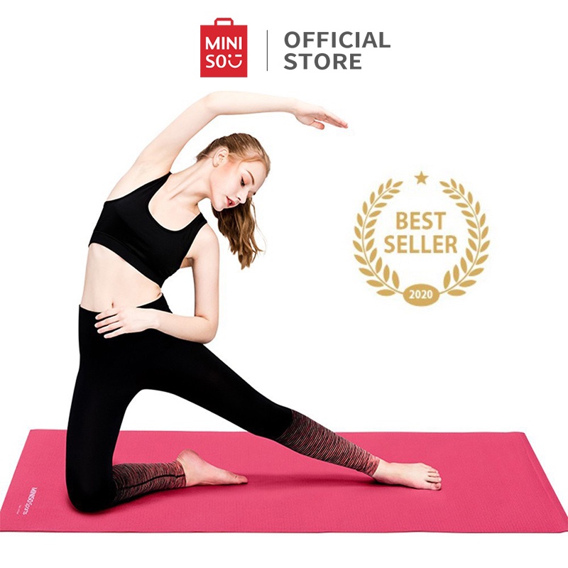 Jual MINISO Matras Yoga Mat Yoga Anti Slip Karet Berkualitas Lembut 3 ...