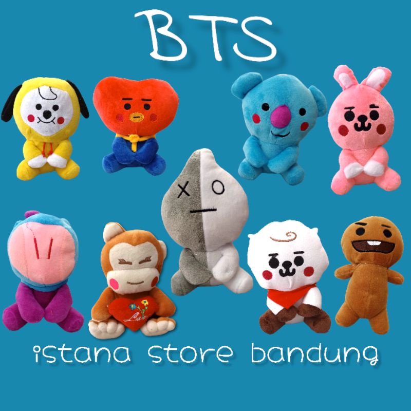 Jual Boneka BT21 BTS Duduk dan Berdiri Cute Baby Sitting BTS Lucu ...