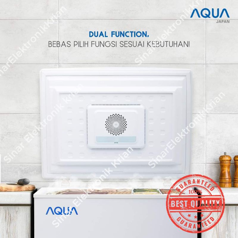 Jual Freezer Box AQUA AQF-150TF New Model, dengan turbofan ( Khusus ...