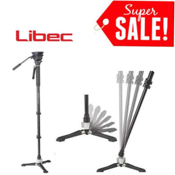 Jual Libec HFMP Monopod Kit Video Head | Shopee Indonesia