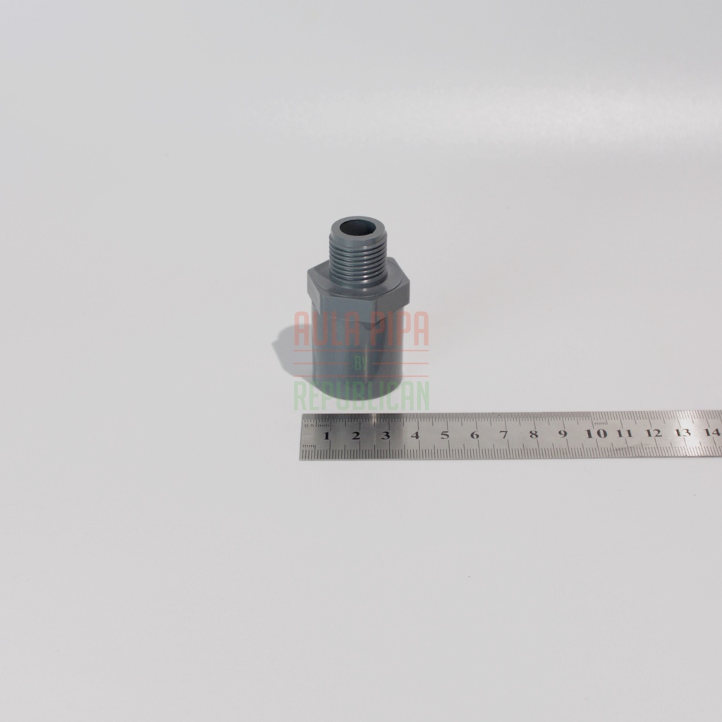 Jual SDL 1/2 x 3/4 FITTING PIPA PVC "GREST" | SOCKET / SOK DRAT LUAR ...