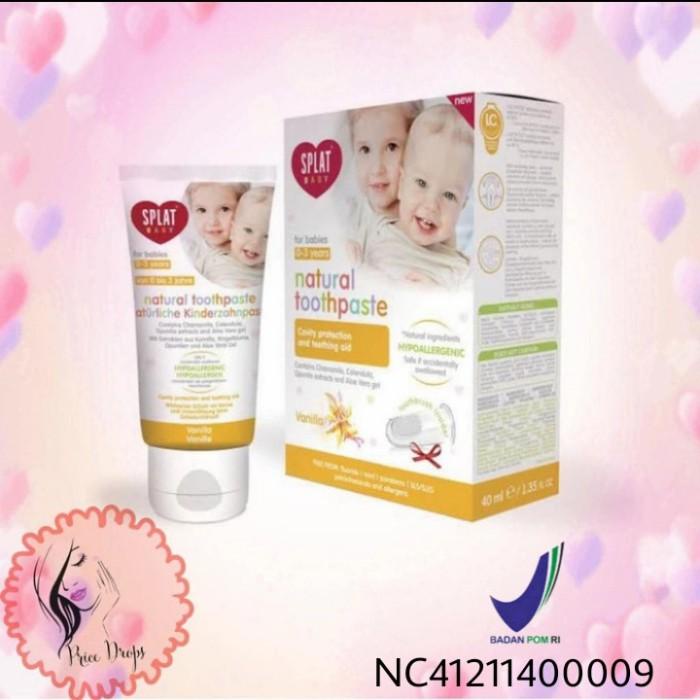 Jual Gipaba | Splat Baby Vanilla Flavoured Toothpaste 40Ml | Shopee ...