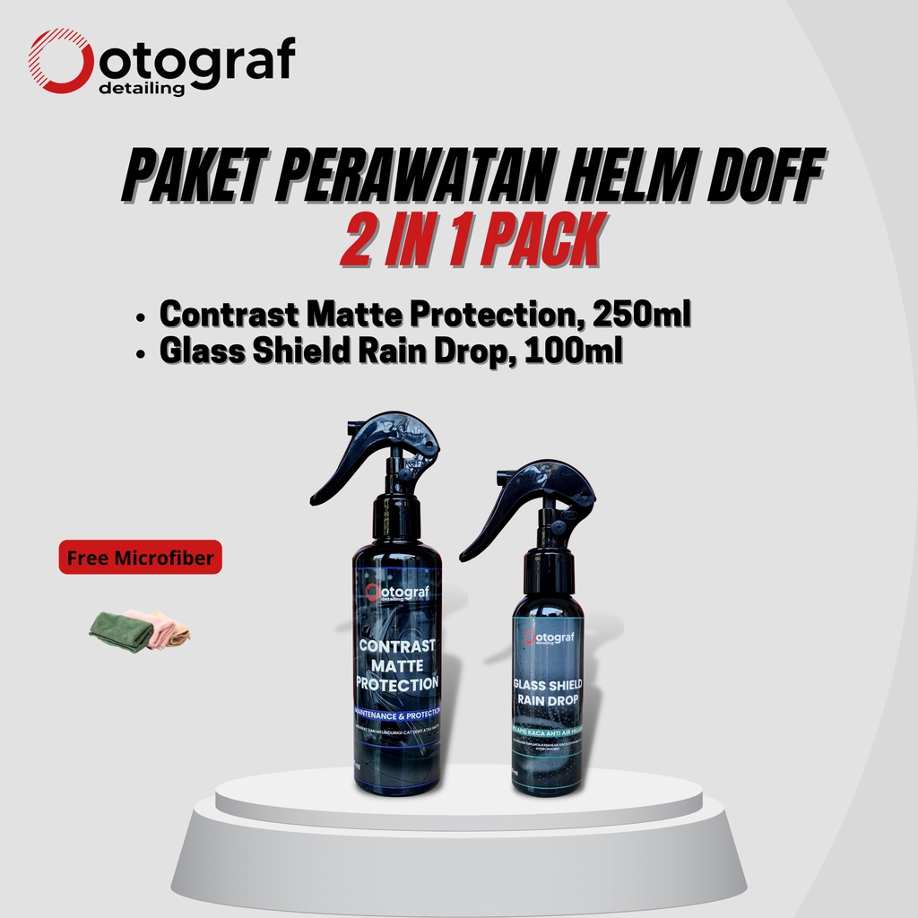 Jual Paket Perawatan Helm Doff Matte - Pelapis Kaca Anti Air Pengkilap Cat Body Kendaraan ...