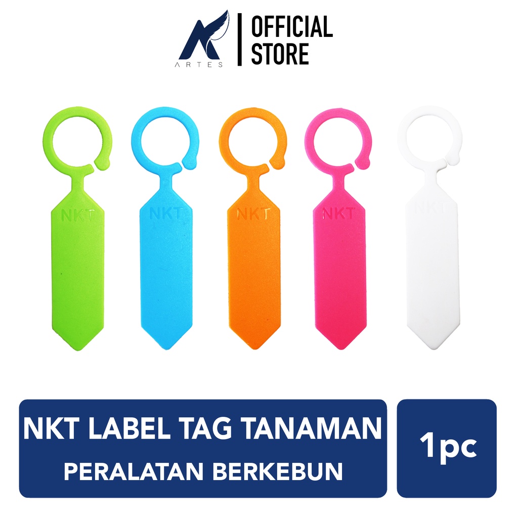 Jual NKT LABEL TAG TANAMAN Perlengkapan Berkebun Name Tag Bunga-Tumbuhan Hias Warna Hijau-Biru ...