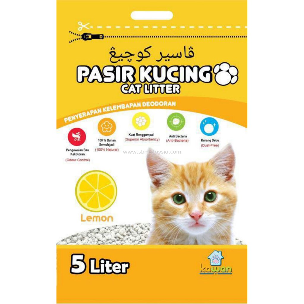 Jual Pasir Kucing Kawan 5L | Shopee Indonesia
