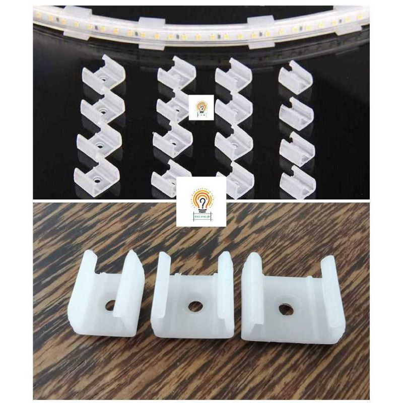 Jual Klem Lampu LED Strip 2835/5050/5730/Bracket Selang Susu | Shopee ...