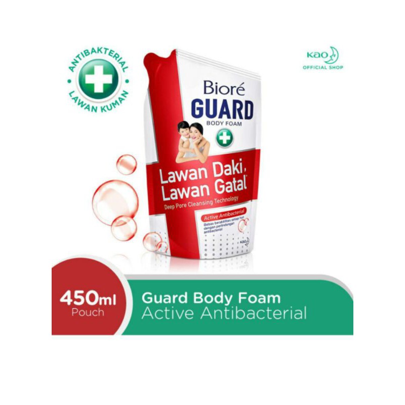 Jual Biore Guard Active Antibacterial Isi Ulang 450ml | Shopee Indonesia