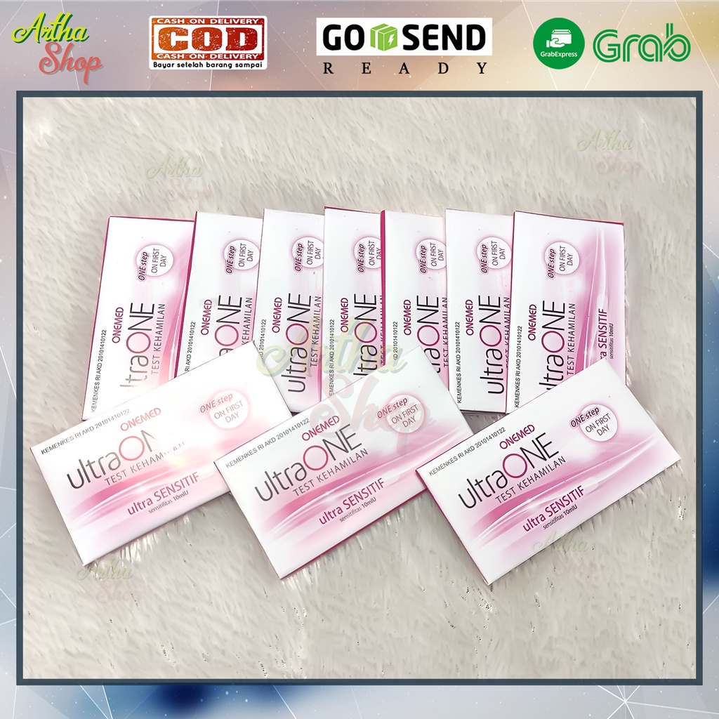Jual testpack strips ultraone 10mlU Onemed / tes kehamilan isi 10pcs ...