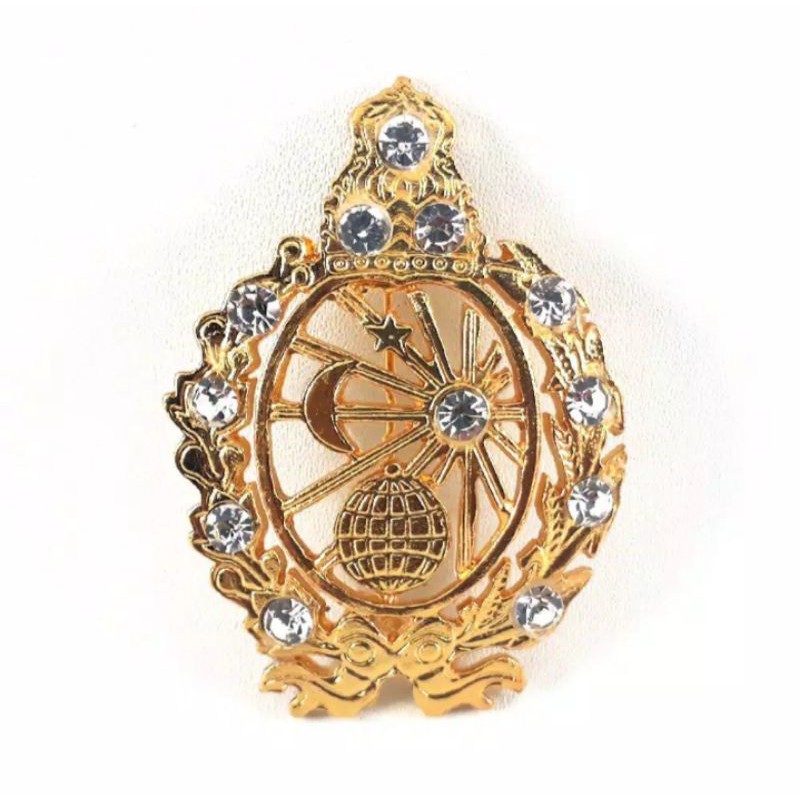 Jual Bros Pin Kuningan Lambang kraton Surakarta | Shopee Indonesia