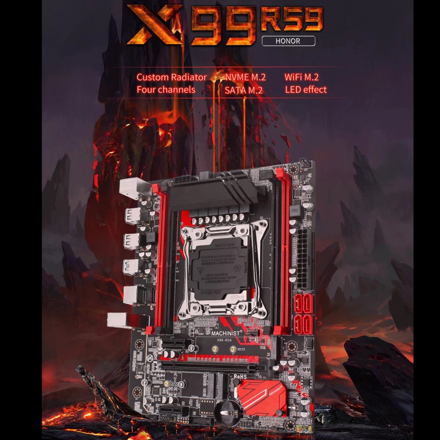 Jual MOTHERBOARD X99 GAMING SERIES FOR INTEL LGA 2011 V3 / V4 - DDR4 ...