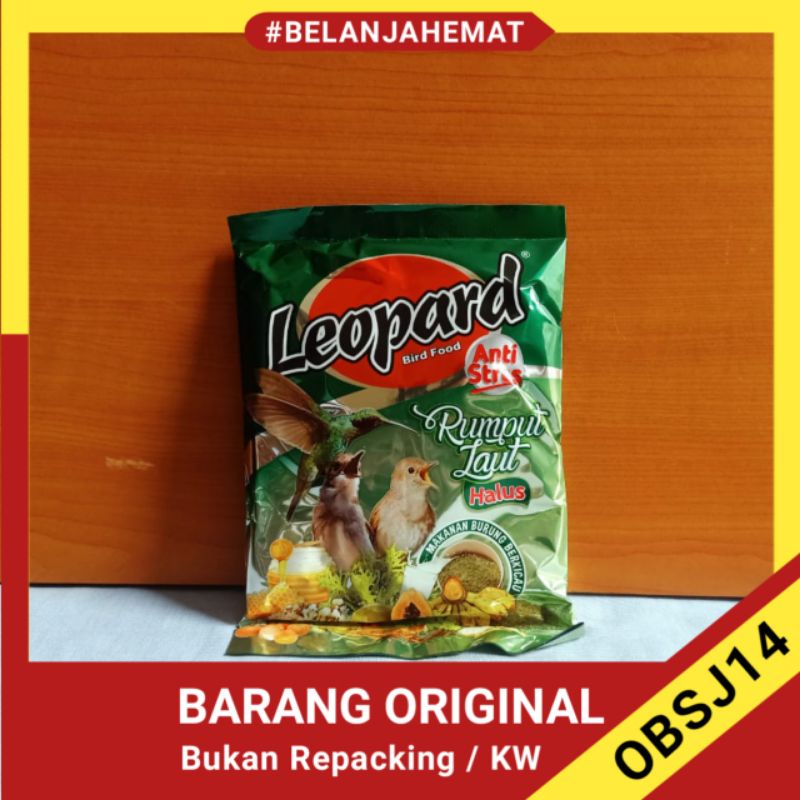 Jual voer leopard hijau rumput laut pakan burung leopard ijo | Shopee ...