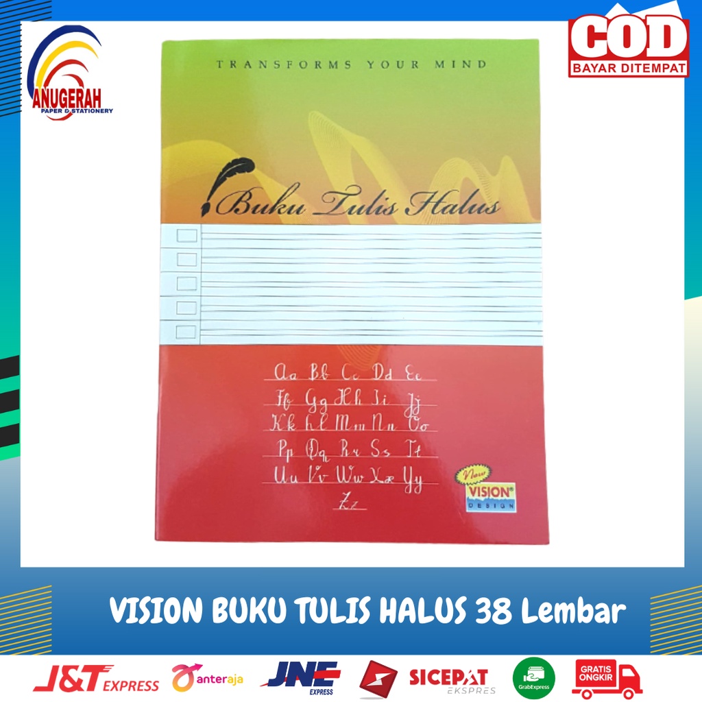 Jual VISION BUKU TULIS HALUS 38 Lembar (PAK) | Shopee Indonesia