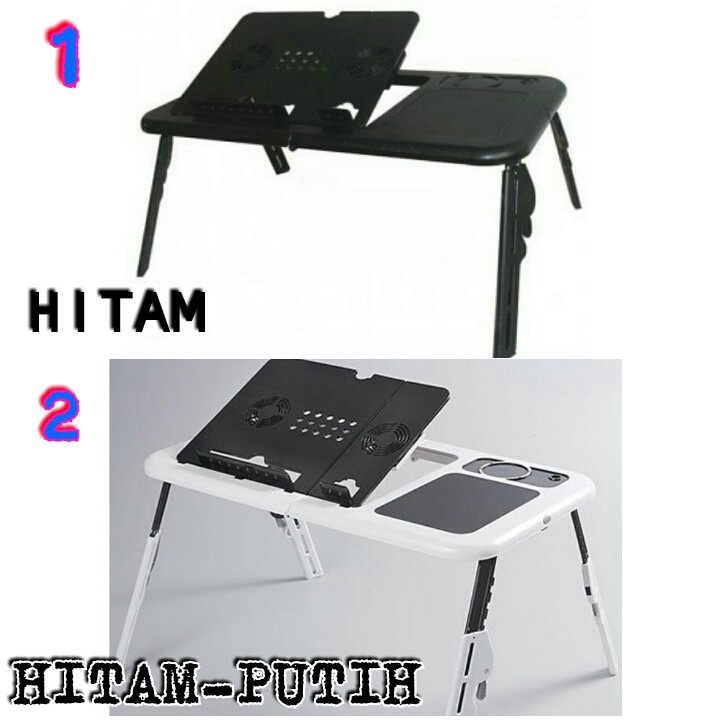 Jual JF - J014 Meja Laptop Lipat Portable E-Table / meja laptop / kipas ...