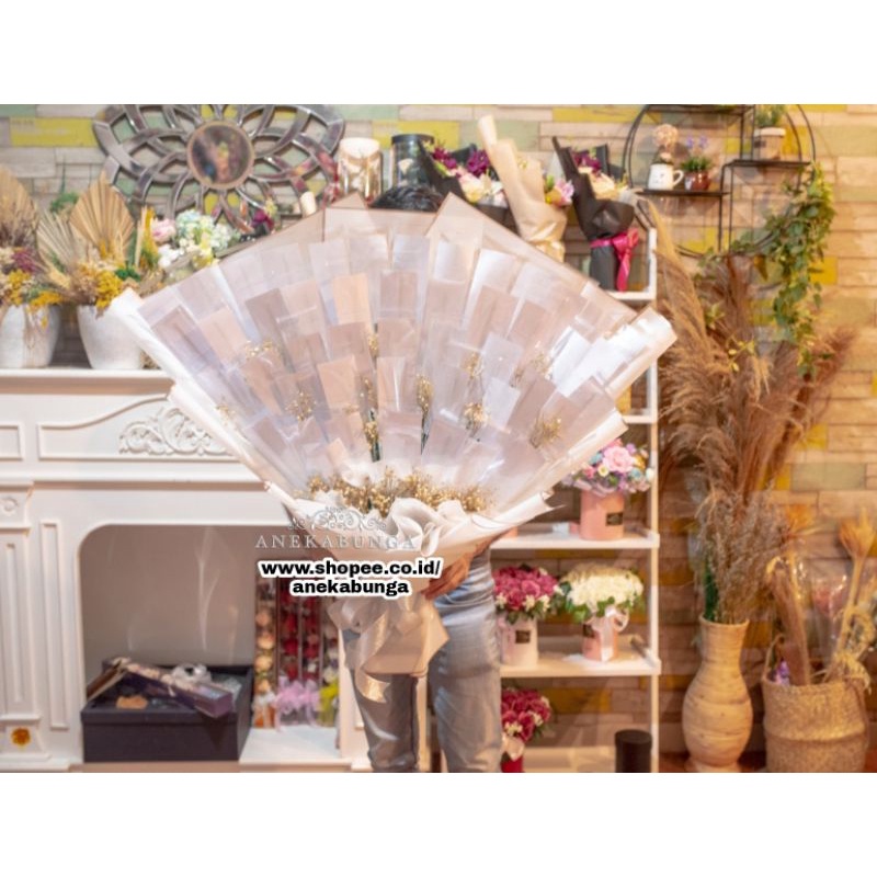 Jual Kerangka Buket Bunga Uang Duit Kertas Kosong Isi Sendiri Hadiah ...