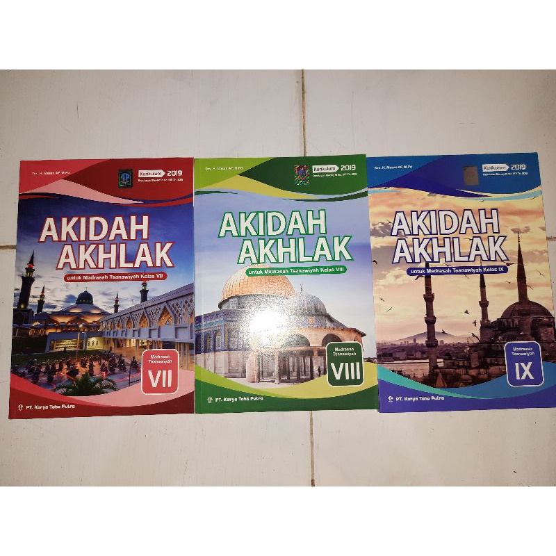 Jual Aqidah/Akidah Akhlak kelas 7 8 9 Mts Kurikulum 2019 Revisi Madrasah Tsanawiyah Penerbit ...