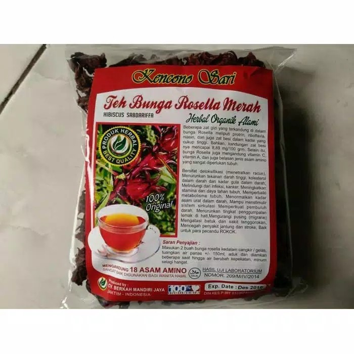 Jual Teh Bunga Rosela Merah Isi 100gram | Shopee Indonesia