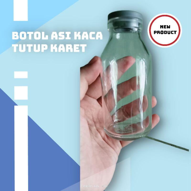 Jual Botol asi kaca + tutup 100 ml/ Free bubble wrap/ Botol ASI new ...