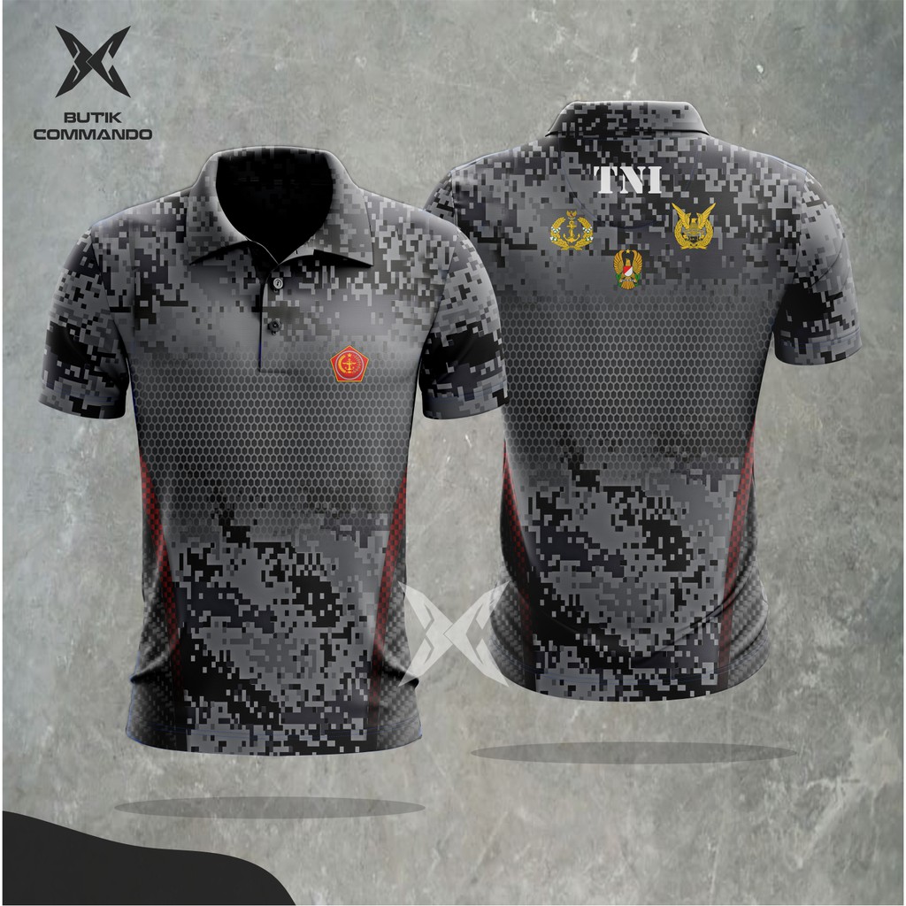 Jual Jersey Kaos Olahraga TNI Fullprint Trimatra | Kaos Dryfit TNI | Shopee Indonesia