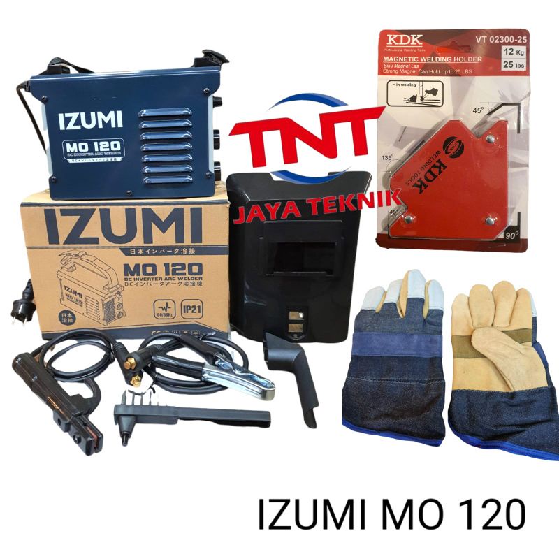 Jual MESIN LAS IZUMI MO 120 / TRAVO LAS INVERTER IZUMI MMA 120 / IZUMI 120 | Shopee Indonesia