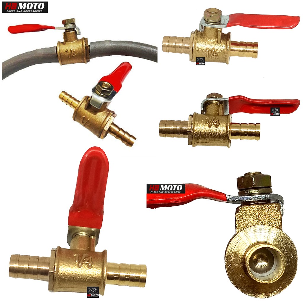 Jual Kran Bensin Motor Universal Kuningan 1/4 / Kran Keran Tangki Bensin Minyak Karbu Universal ...
