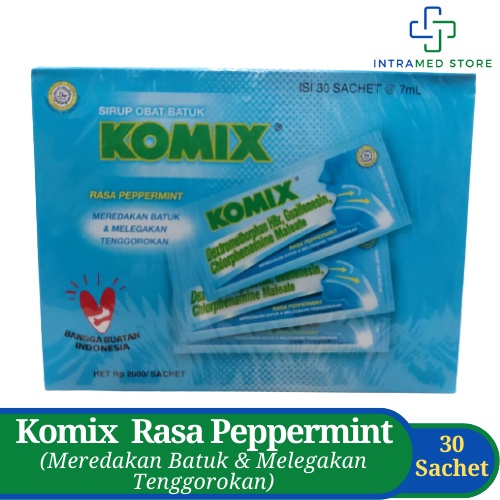 Jual Komix Rasa Peppermint Box isi 30 Sachet - Obat Batuk Cair | Shopee ... Jual Komix Rasa Peppermint Box isi 30 Sachet - Obat Batuk Cair | Shopee ...