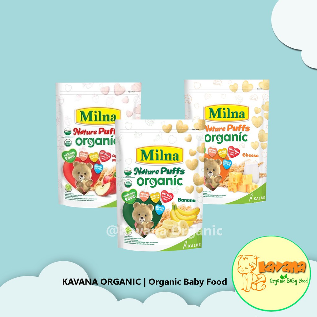 Jual Milna Nature Puff 15 Grm | Shopee Indonesia