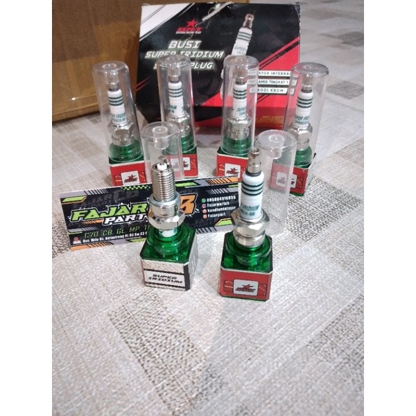 Jual BUSI BRT super iridium GL MEGAPRO TIGER CB SCORPIO THUNDER 250 | Shopee Indonesia