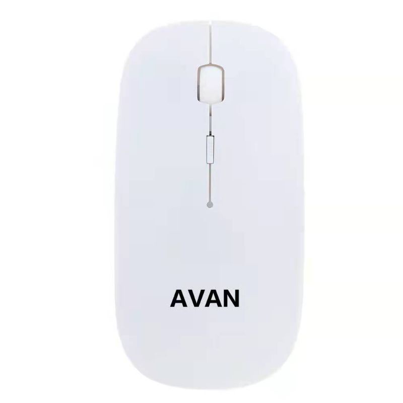 Jual Mouse Wireless Avan v188 + batre (white) | Shopee Indonesia
