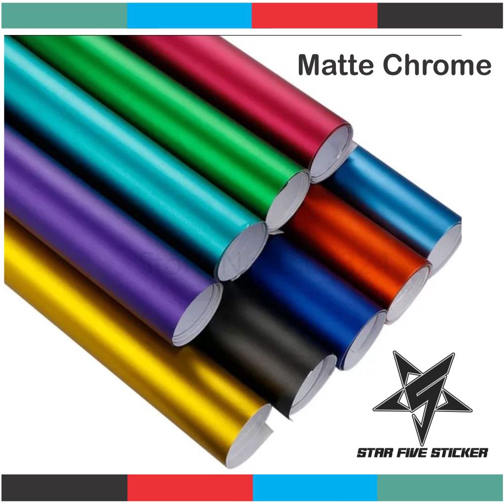 Jual Stiker Skotlet Motor Metalik Dop Warna Variasi Sticker Doff ...