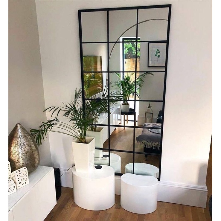 Jual mirror tralist minimalis (black/white) | Shopee Indonesia