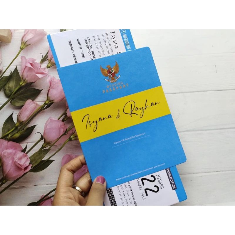 Jual Undangan pernikahan Passport,Undangan Wedding Pass,Undangan Murah ...
