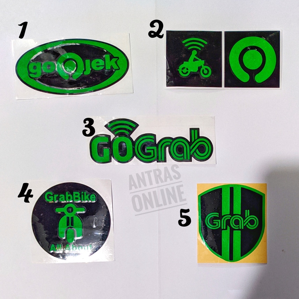 Jual cutting sticker ojek online - stiker motor helm ojol | Shopee ...