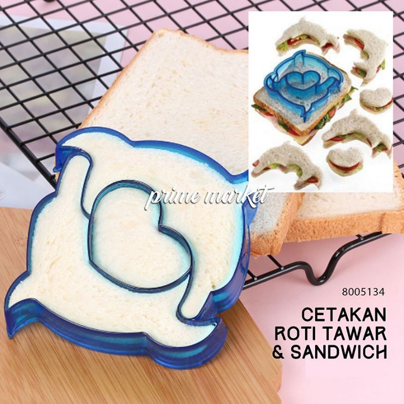 Jual Cetakan Roti Tawar Sandwich / Cetak Mold Kue Roti Bento / Pemotong ...