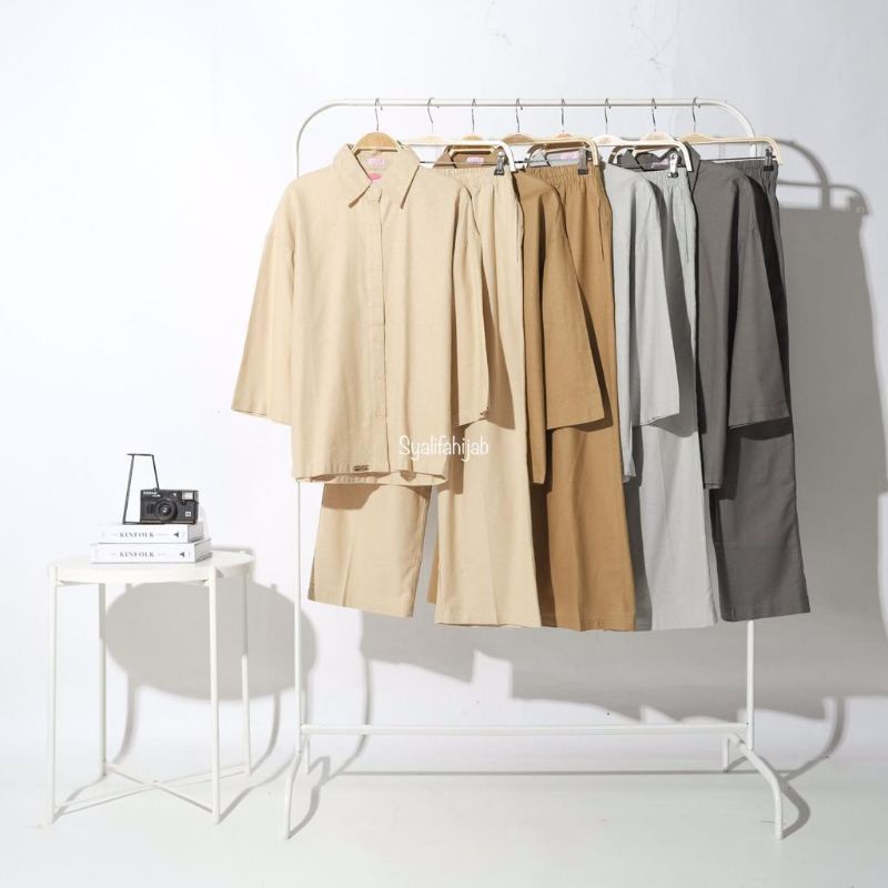 Jual Syalifa Hijab - One Set Linen | Shopee Indonesia