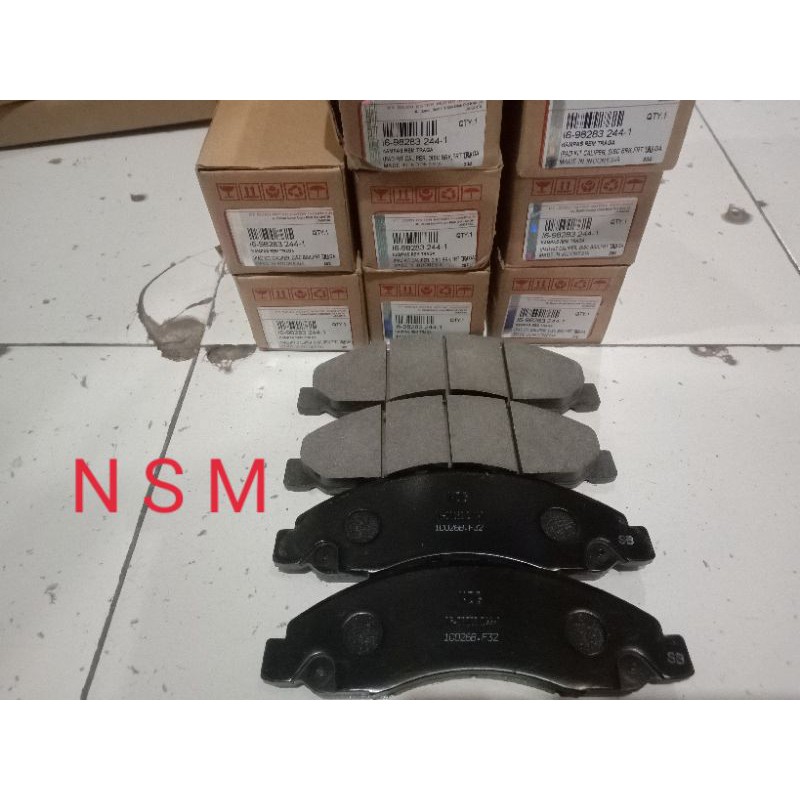 Jual BRAKE PAD / KAMPAS REM DEPAN SET ISUZU TRAGA ORIGINAL ASTRA ISUZU GENUINE PARTS | Shopee ...