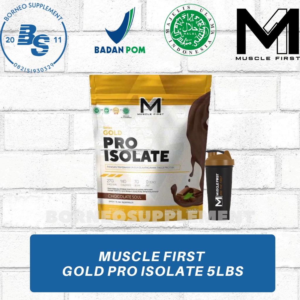 Jual Muscle First Gold Series Pro Isolate Whey Protein 5lbs M1 ...
