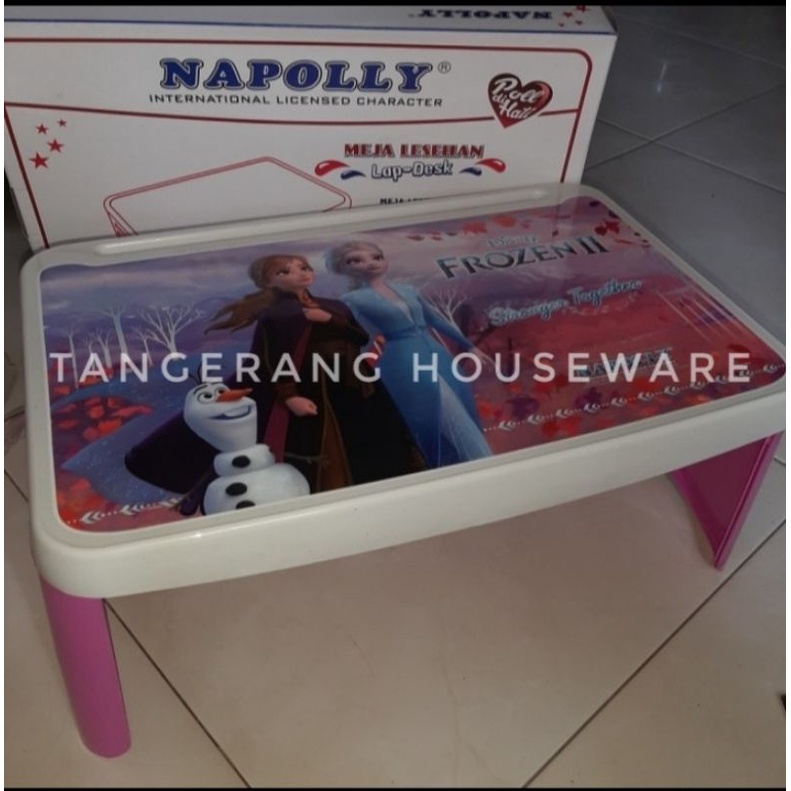 Jual Meja Belajar Lipat Anak Lap Desk Karakter Frozen | Shopee Indonesia