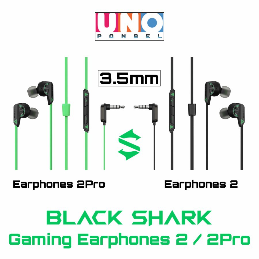 Jual Black Shark 3.5mm Type C Gaming Earphones 2 / 2Pro - Headset ...