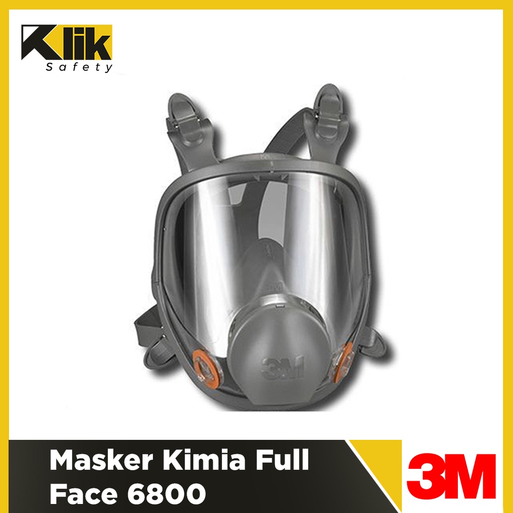Jual ORIGINAL 3M Resp Masker Kimia Full Face 6800 ( Masker 3M Full Face ...