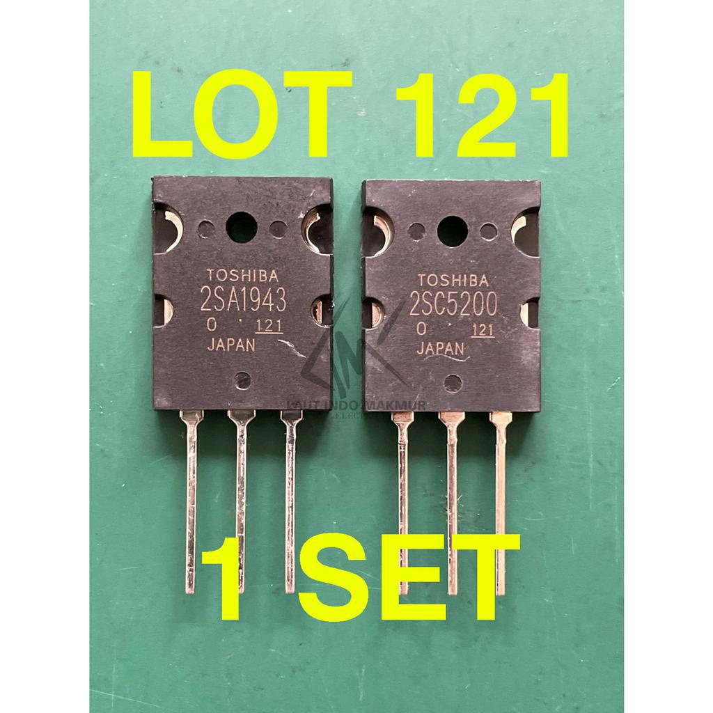 Jual A1943 C5200 (1 SET) LOOT 121 TRANSISTOR TOSHIBA 2SA1943 2SC5200 TIDAK NEMPEL MAGNET ...