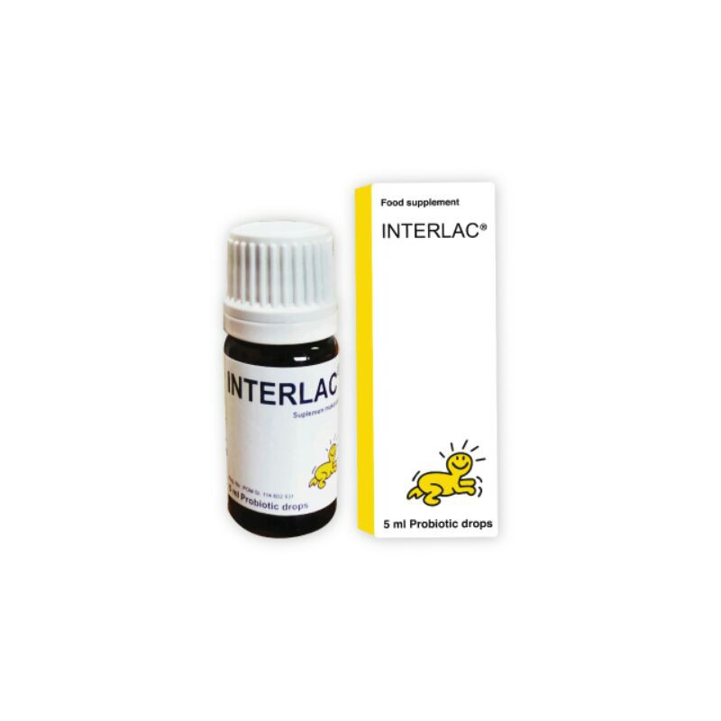 Jual Interlac probiotik drops drop probiotic 5ml | Shopee Indonesia