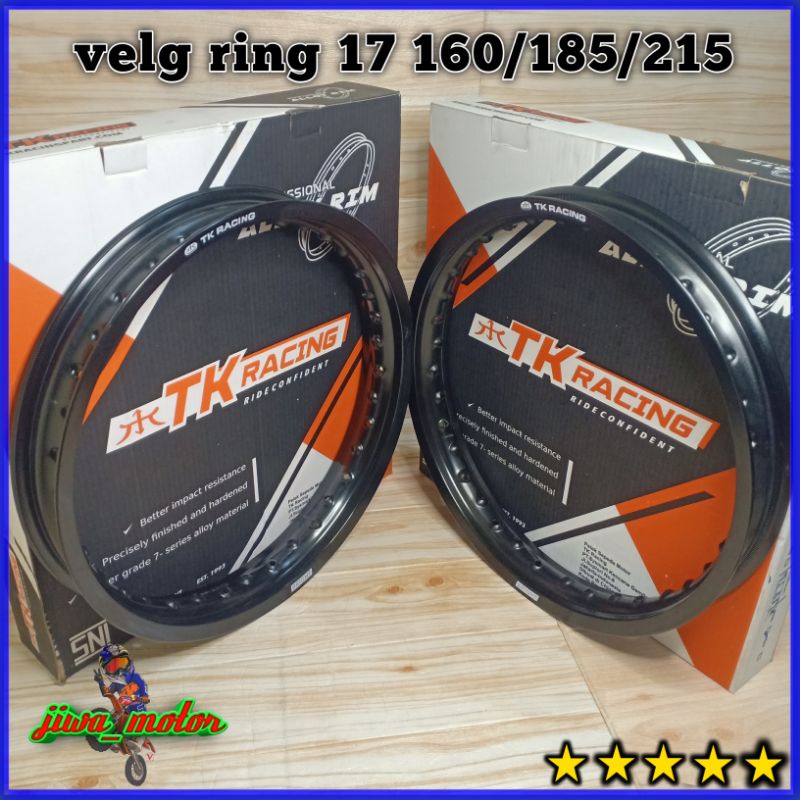 Jual velg TK racing ring 17 160 185 & 185 215 hole 36 TK racing ...