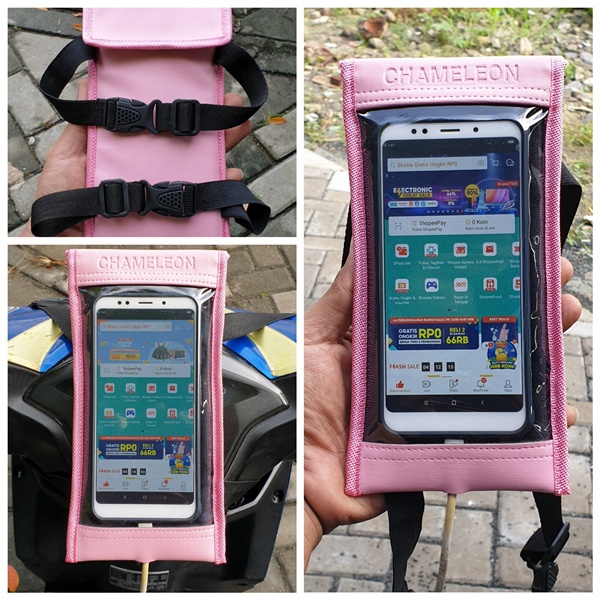 Jual holder hp motor WATERPROOF Holder HP STANG Motor tas Hp MOTOR Phone Holder Hp Motor HOLDER ...