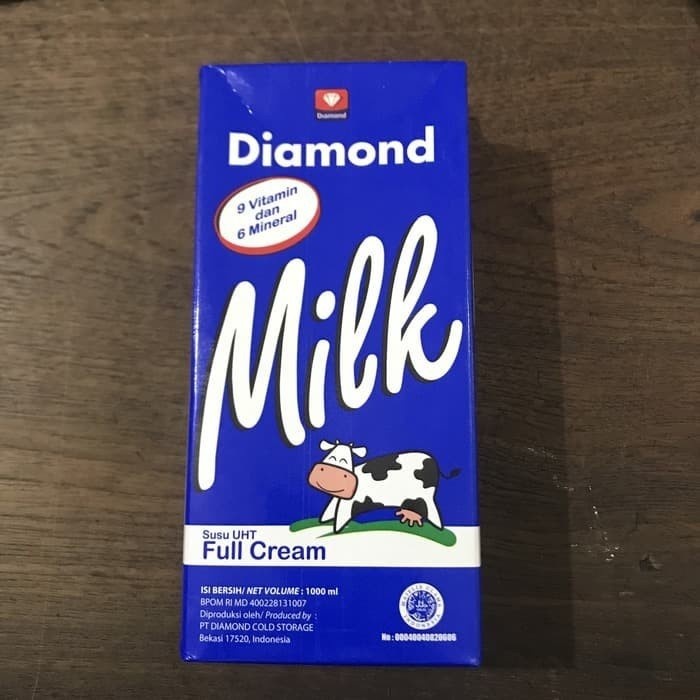 Jual UHT Diamond - Susu UHT Milk Full Cream Diamond 1Ltr - Uht Diamond Milk (1000ml) | Shopee ...