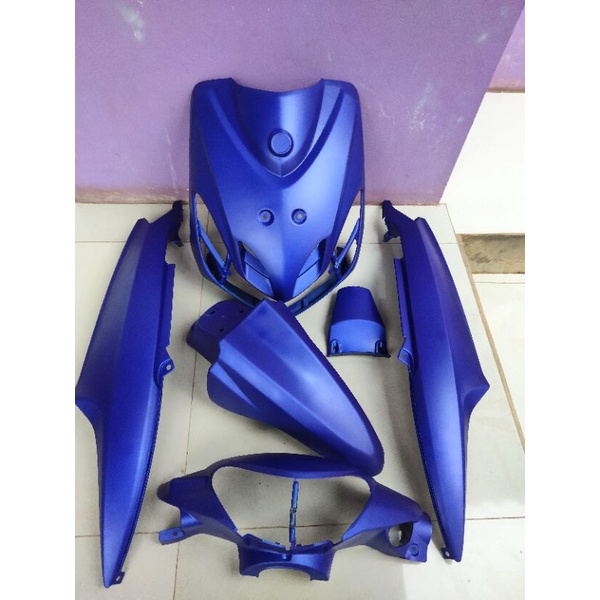 Jual full body halus Yamaha Mio warna biru doff | Shopee Indonesia