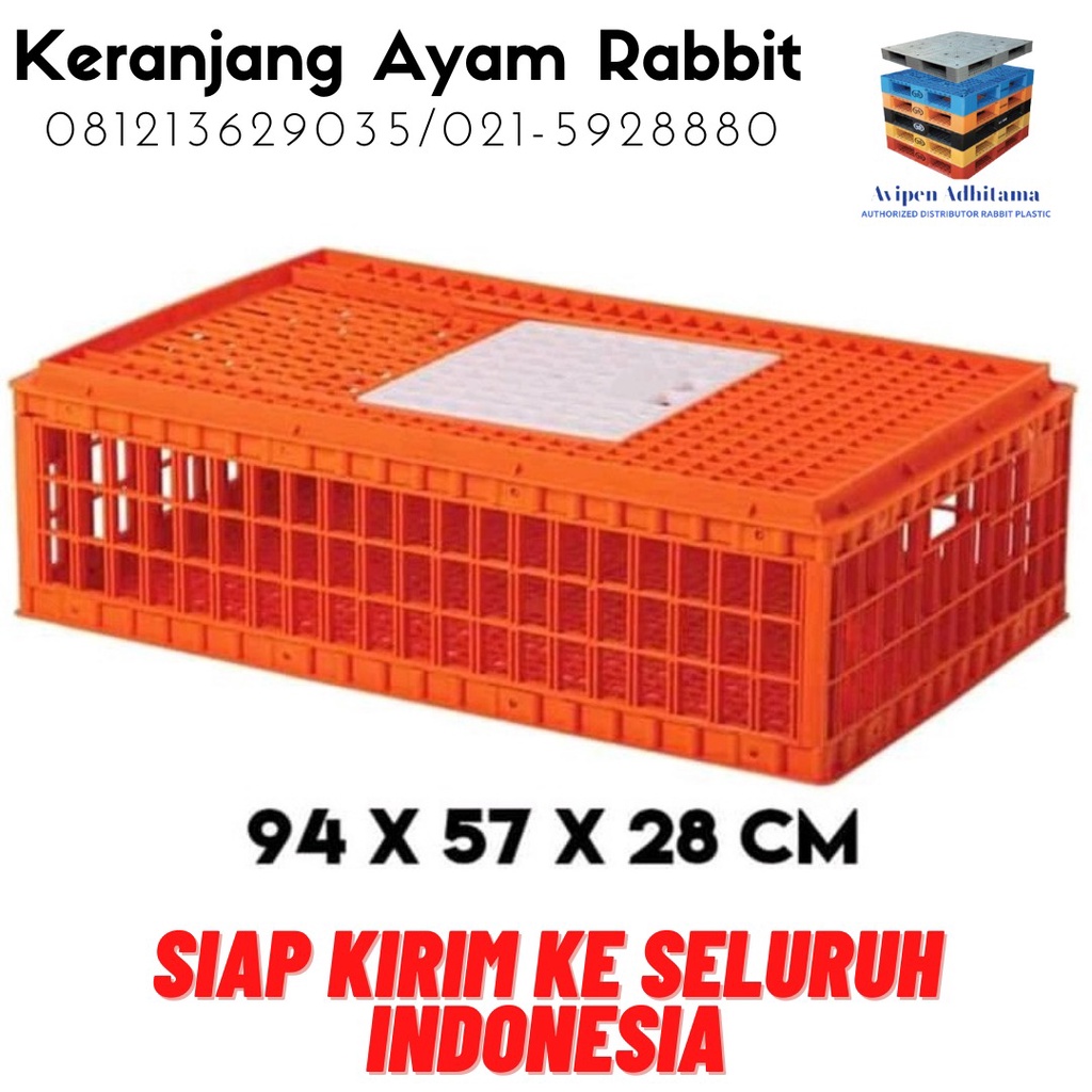 Jual Keranjang Ayam Rabbit Plastik Ukuran Besar Dan Kecil Original ...