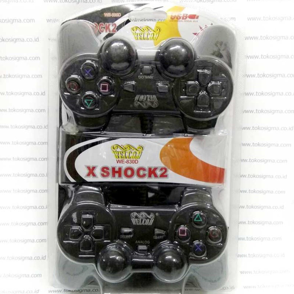 Jual USB GAME PAD DOUBLE JOY STICK GETAR CONTROLLER GAME PC Populer ...