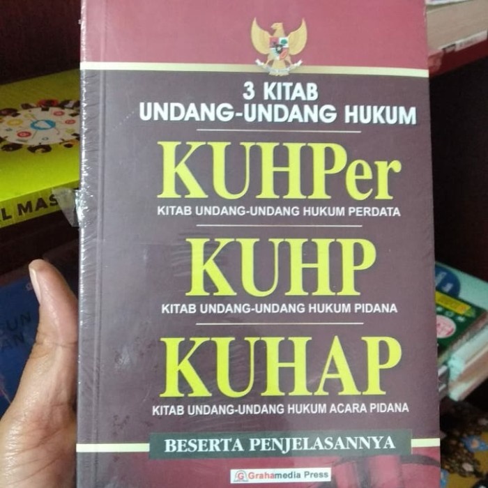 Jual Buku 3 Kitab Undang-Undang Hukum KUHPer KUHP KUHAP | Shopee Indonesia