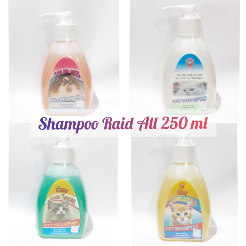 Jual Shampoo Raid All Cat Fresh Pack Model Pump 250 ml Aromatherapy ...